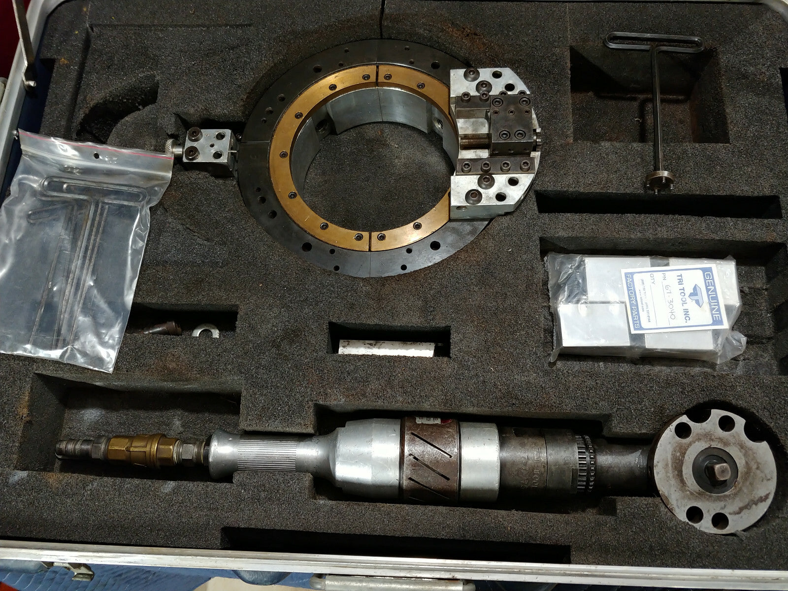 Tri Tool 606SB Clamshell Pipe Lathe w/ Air Motor – Access Torque LLC