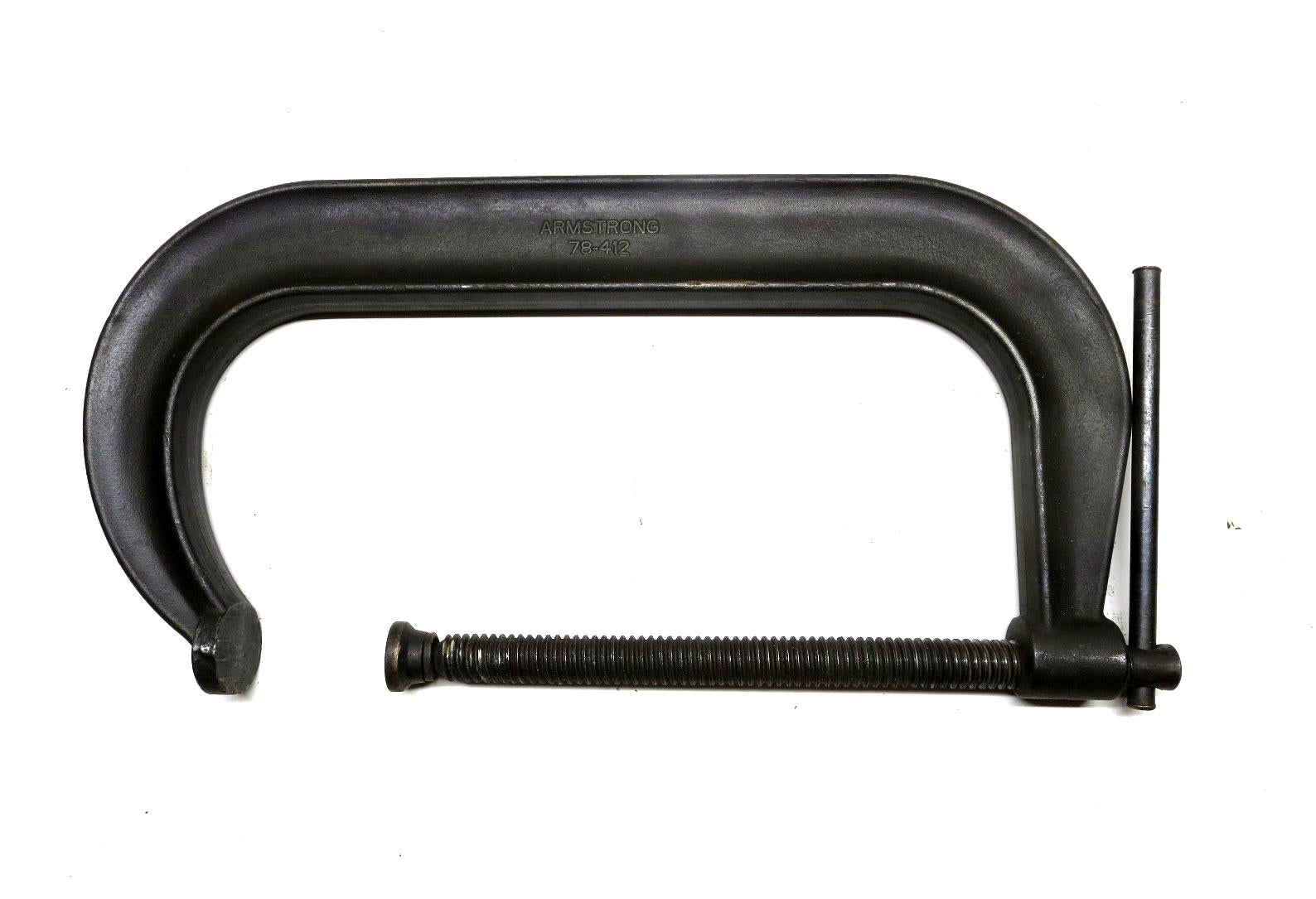 Armstrong 12 in. C-Clamp Deep Throat Drop Forged 78-412 Made in USA ...